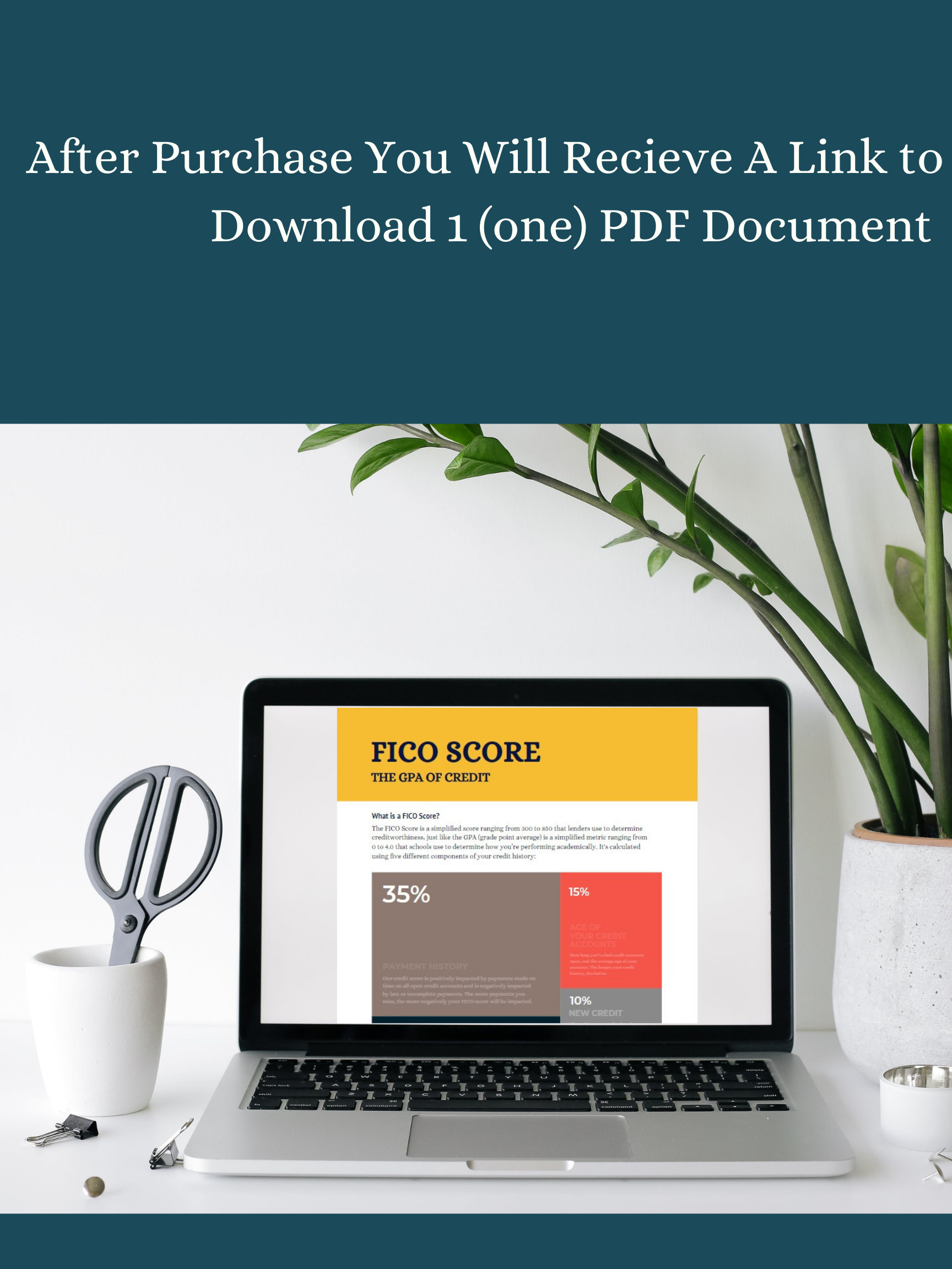 The 5 Parts of Your FICO Score - Etsy