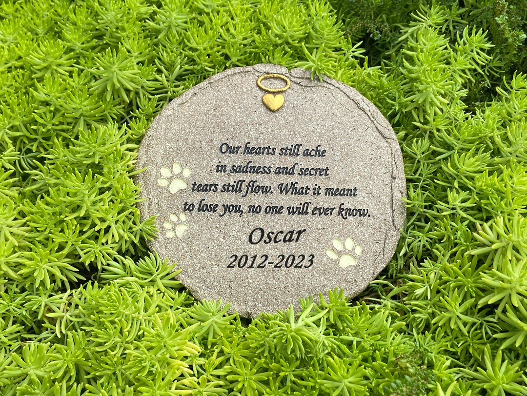 Personalized Pet Dog Memorial Stones Memorial Plaques Dog - Etsy