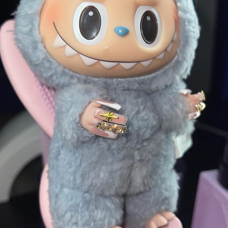 Labubu Nails - Etsy