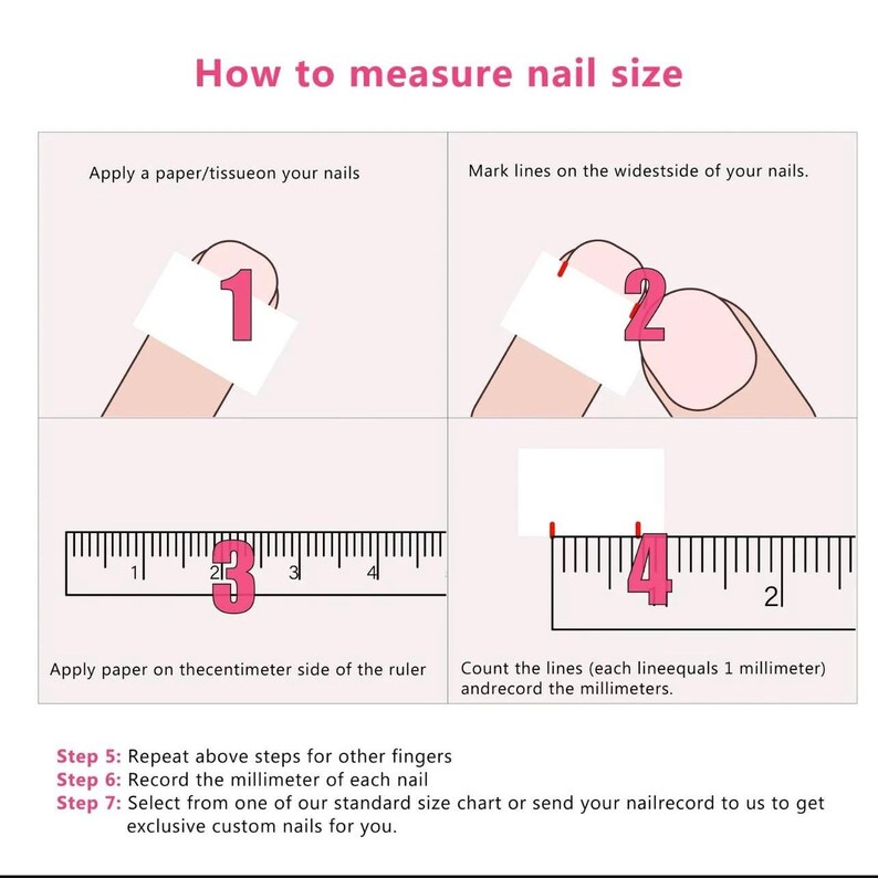 Monarch Chrome Press on Nails - Etsy