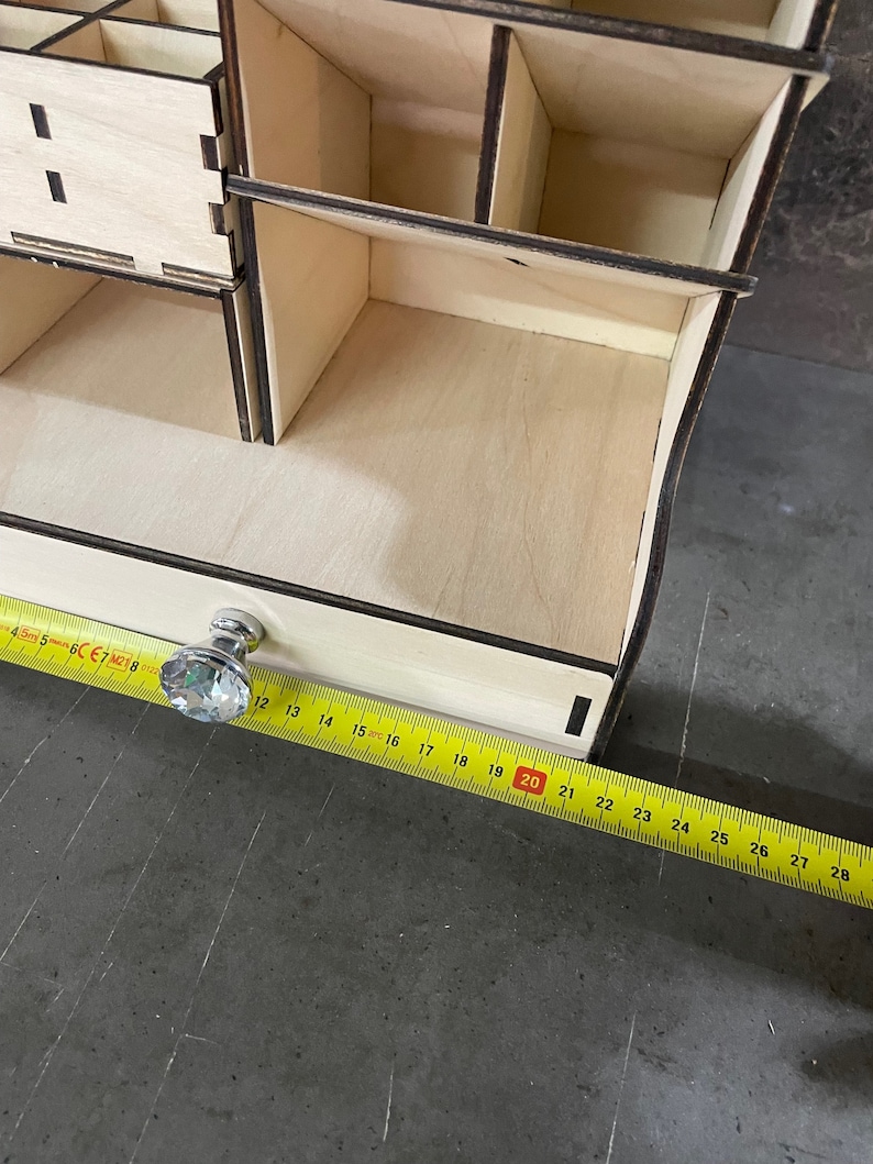 Unique Desk Organizer: Laser-cuttable DXF File Create Your Own Piece of ...