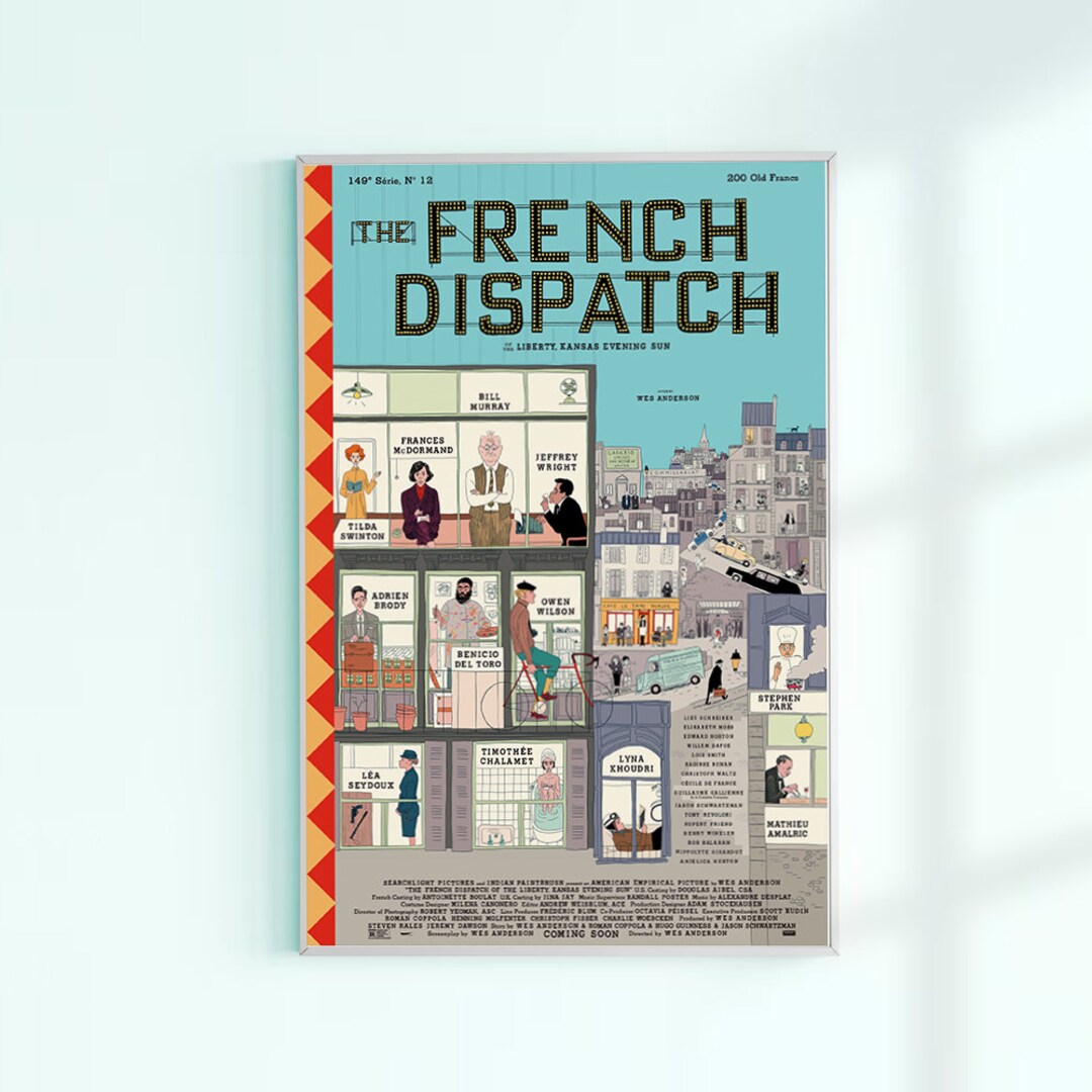 The French Dispatch Movie Poster Film Poster Classic Movie - Etsy