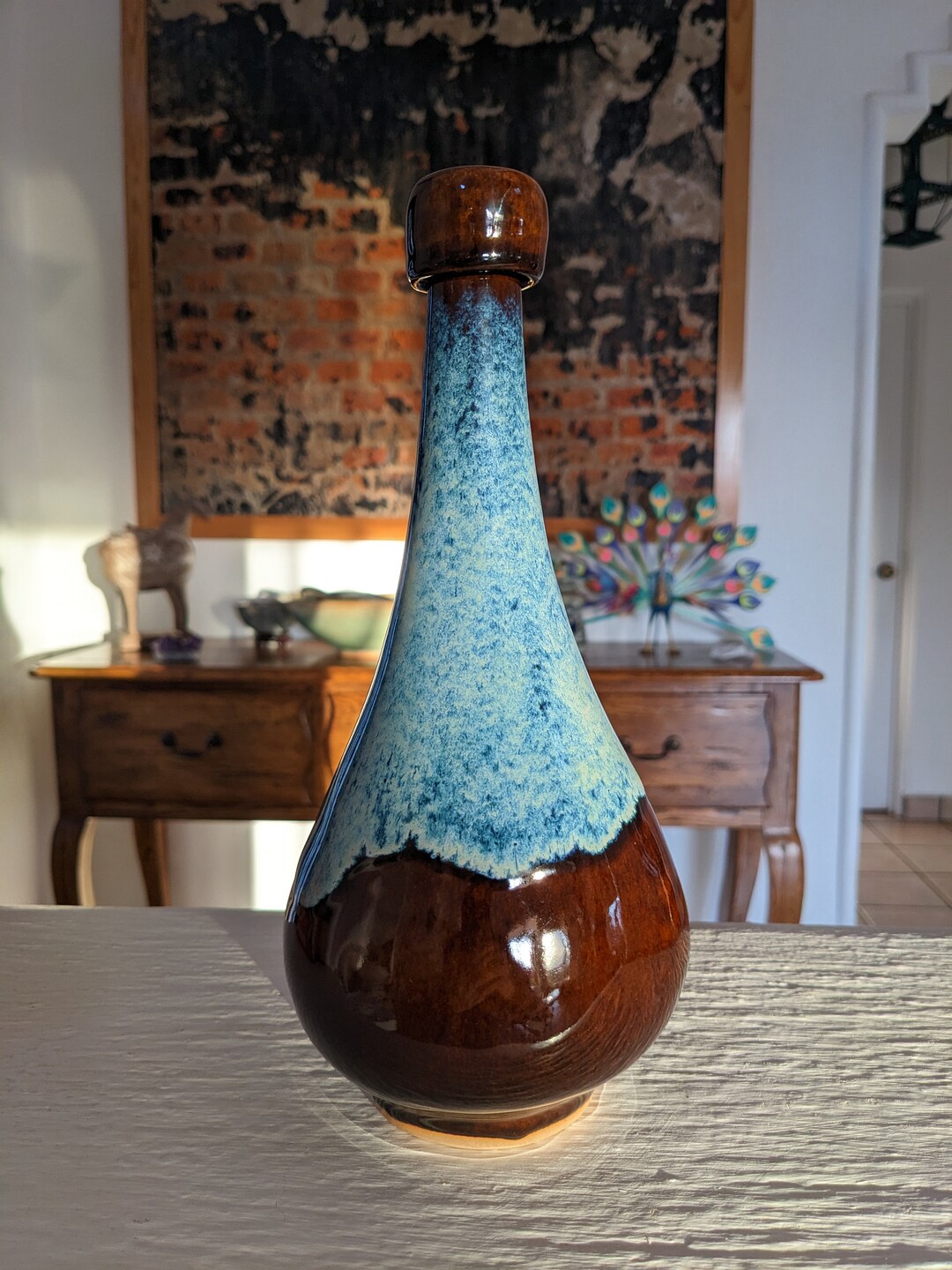 NOOKSACK Ceramic Bottle, Screw on Cap, Signed and Dated 1983 ...