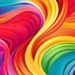 20-rainbow Pattern Design - Bold and Colorful Wall Art - Etsy
