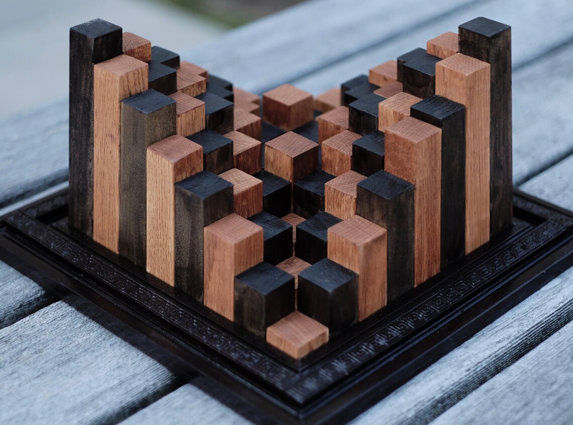 3D Chess Board - Etsy