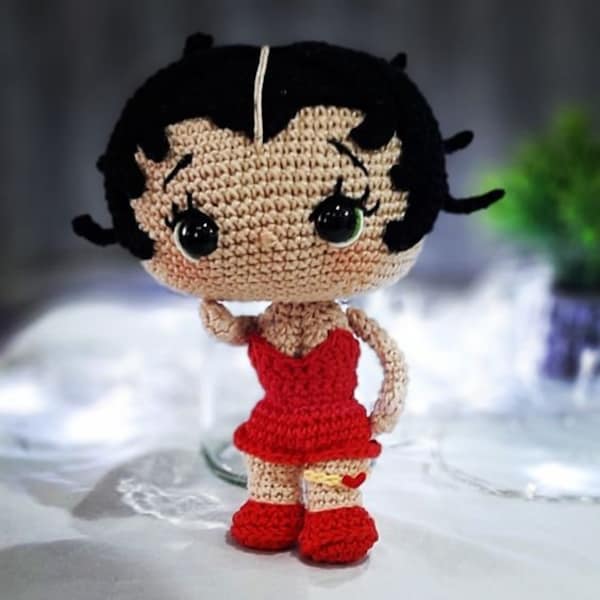 Betty Boop Crochet Pattern - Etsy