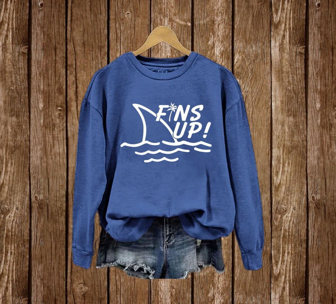 Fins up Jimmy Buffett Sweatshirt - Memorial Shirt - Parrotheads Gift - Etsy
