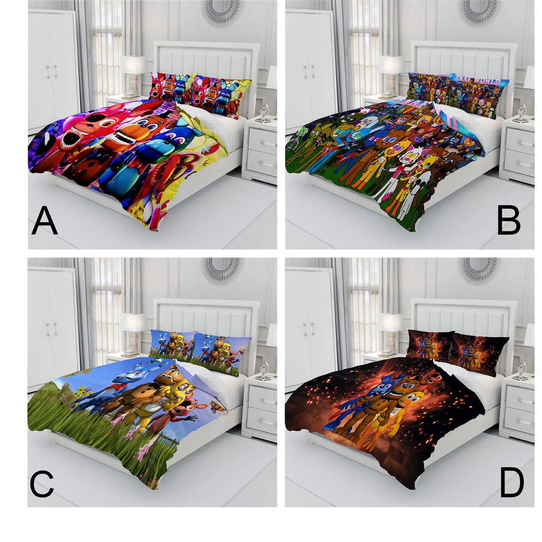 Fnaf World Quilt Cover Customized Picture Bedding Set Fashion - Etsy