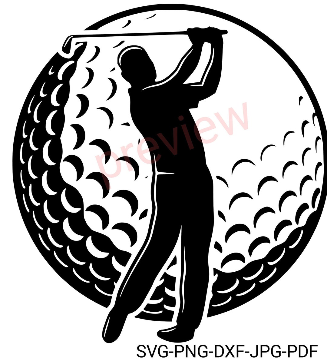 Golf Svg, Golfing Svg, Golfing Design Svg, Golf Logo, Golf Ball Svg ...