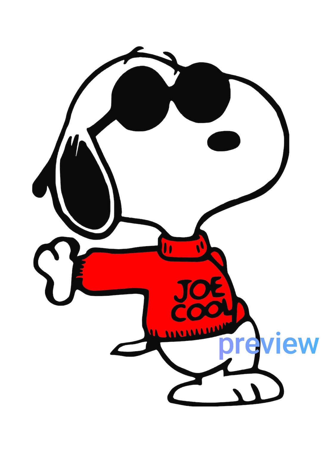 Snoopy Peanuts, Outline SVG | Cricut, Cut File, Digital File - Instant ...
