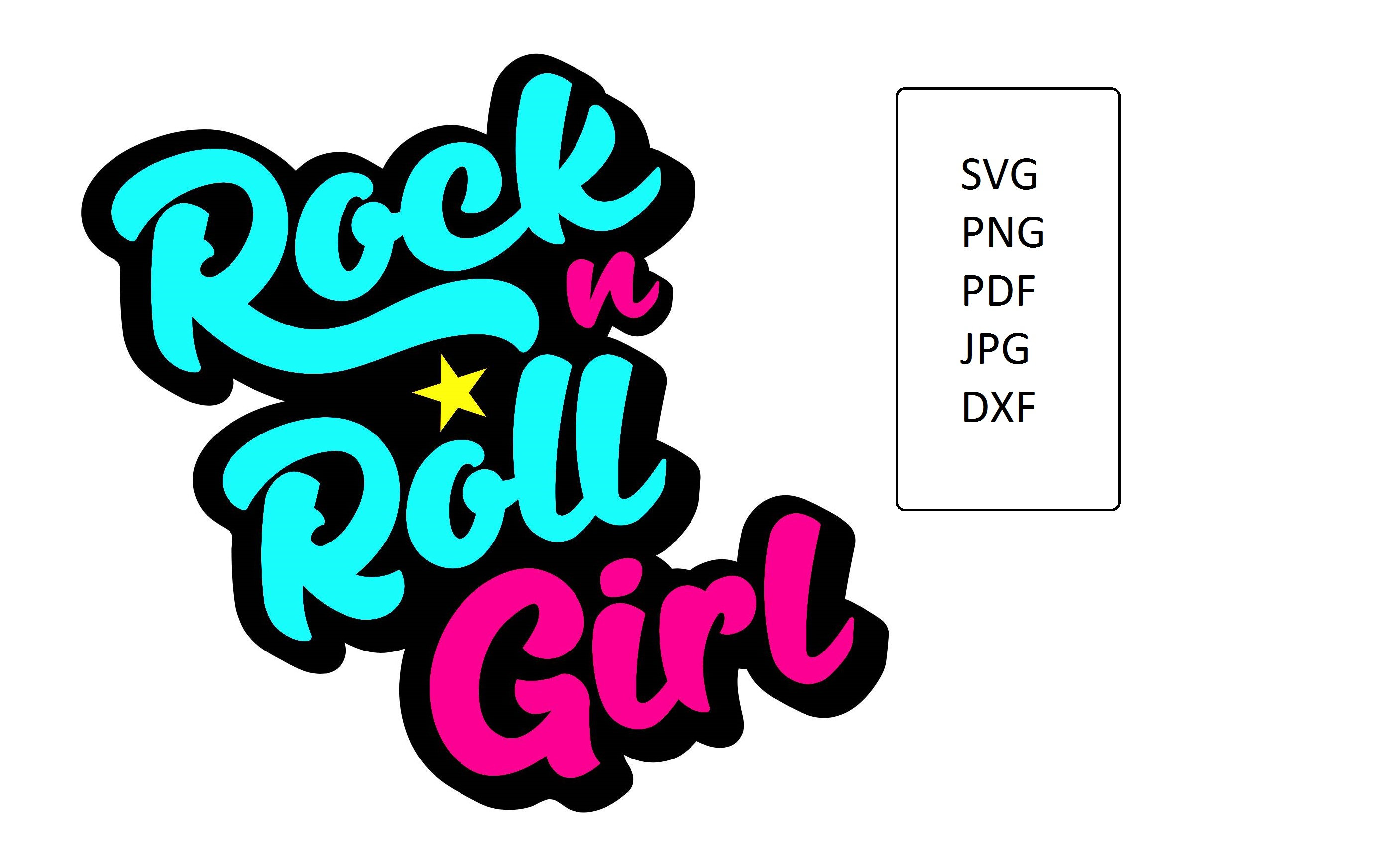 Darla Nemo Costume SVG DXF PNG Rock N Roll Girl - Etsy