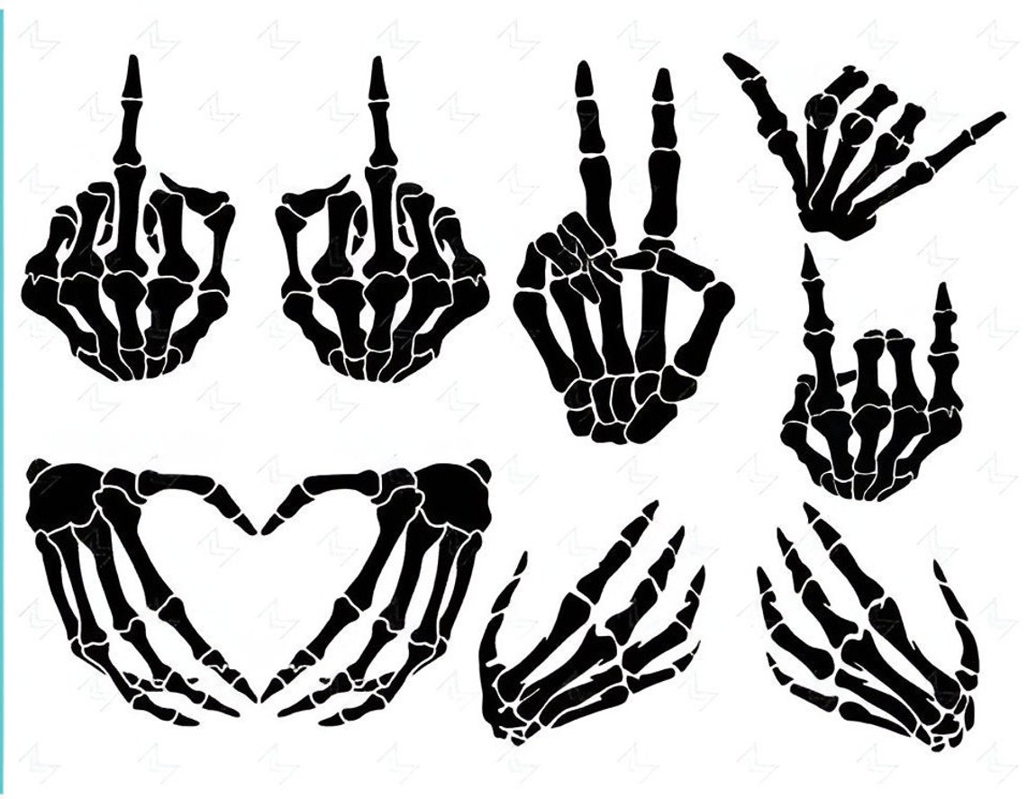 Skeleton Hands SVG, Skeleton SVG, Skull Skeleton Hand Clipart,halloween ...