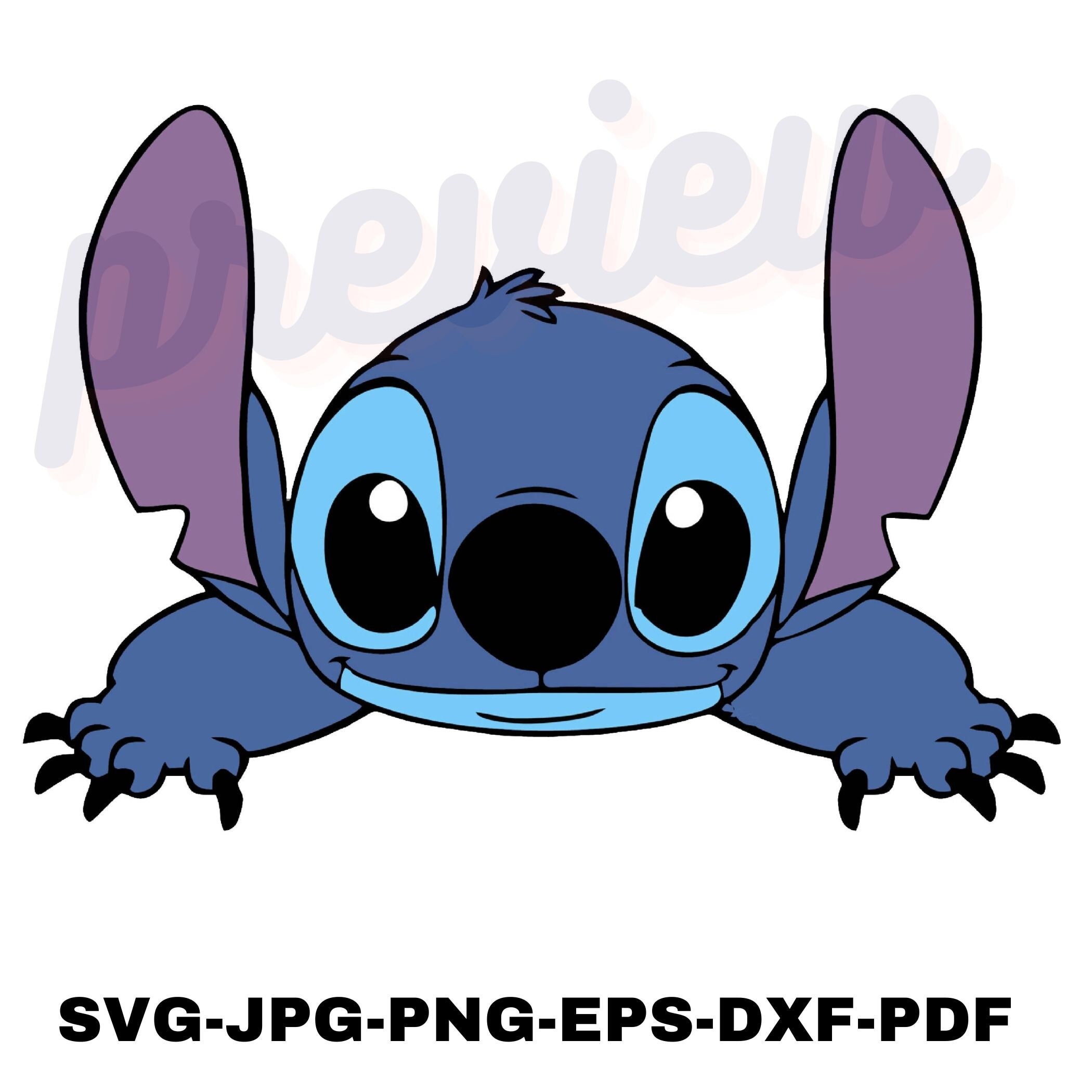 Stitch- Svg, Png, Pdf, Dxf, Eps, Jpg - Etsy