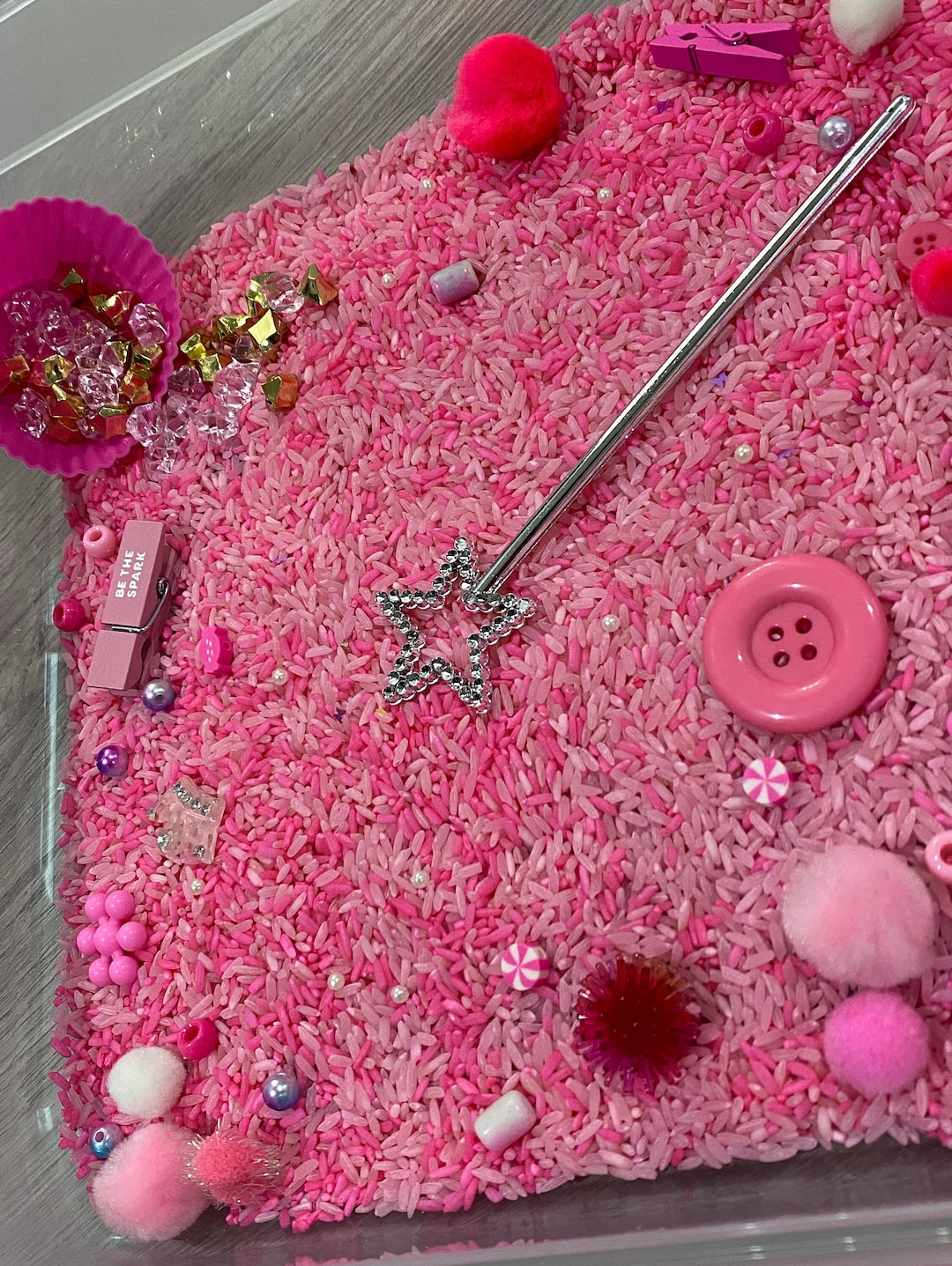 Princess Sensory Bin/ Pink Princess Sensory Bin - Etsy