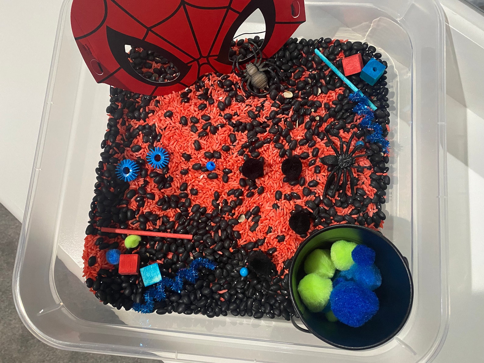 Spidey Senses Sensory Bin/ Spider-man Sensory Bin - Etsy