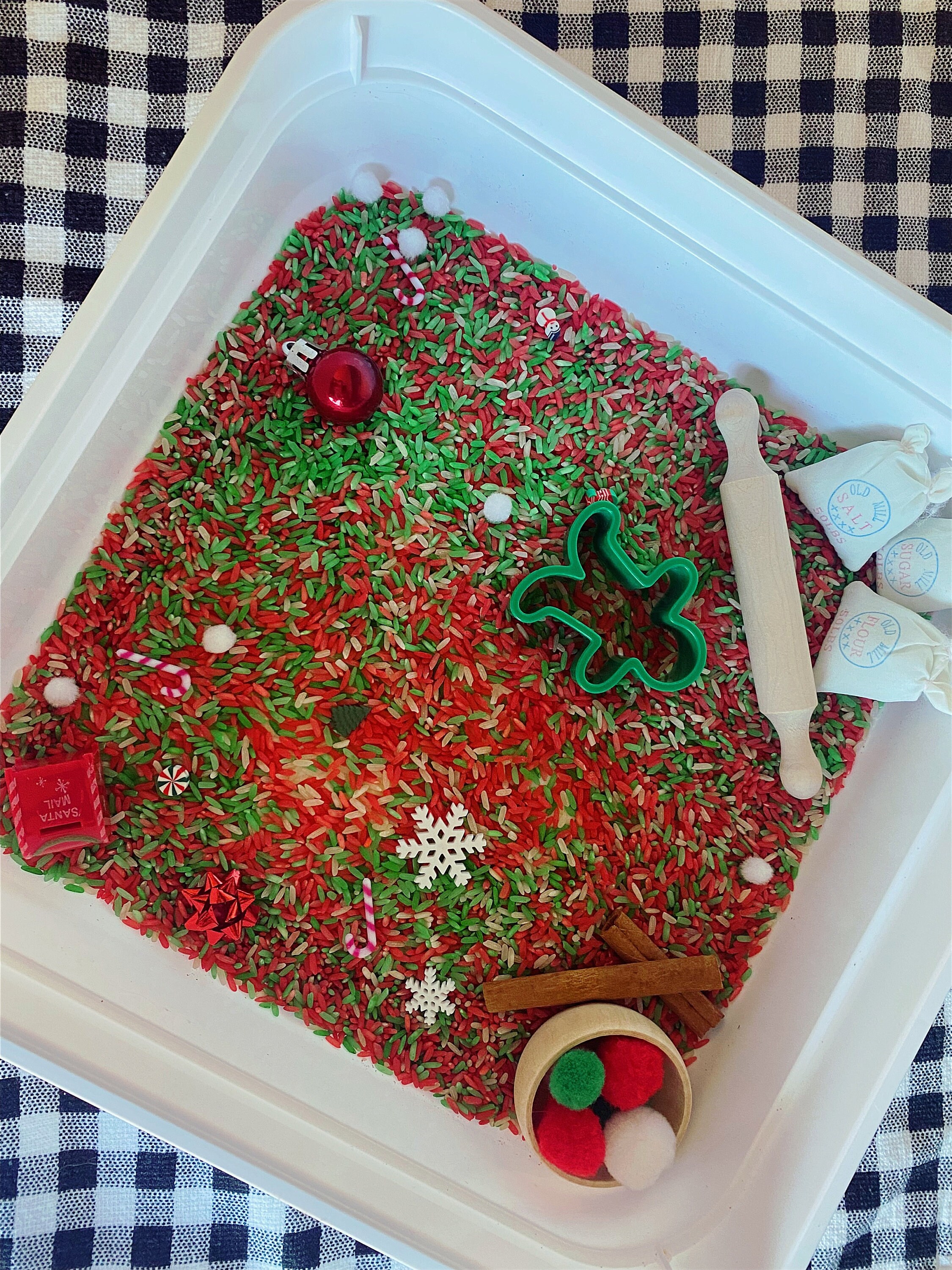Gingerbread Sensory Bin/ Christmas Cookie Sensory Bin/ Gingerbread Man ...