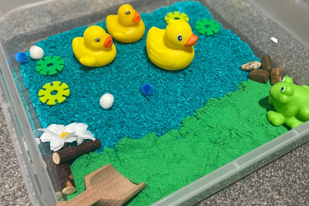 Duckie Sensory Bin, Duck Pond Sensory Bin - Etsy
