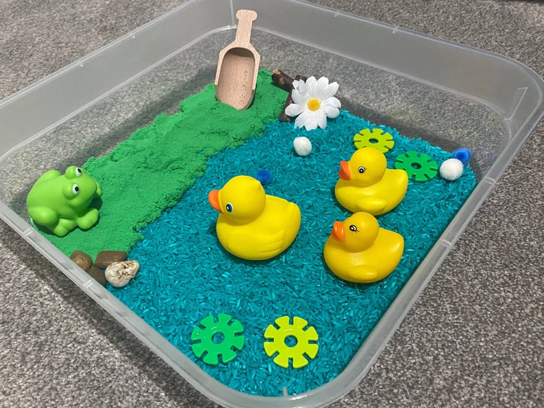 Duckie Sensory Bin, Duck Pond Sensory Bin - Etsy