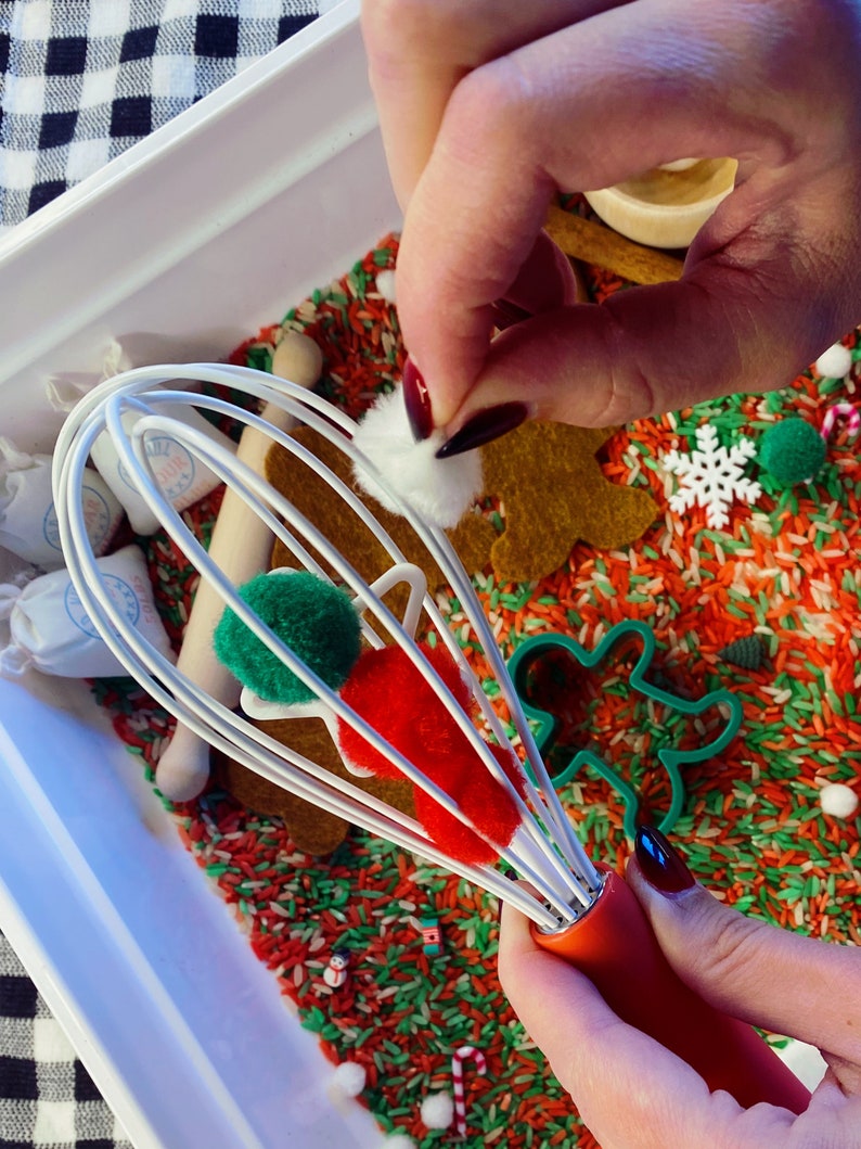 Gingerbread Sensory Bin/ Christmas Cookie Sensory Bin/ Gingerbread Man ...