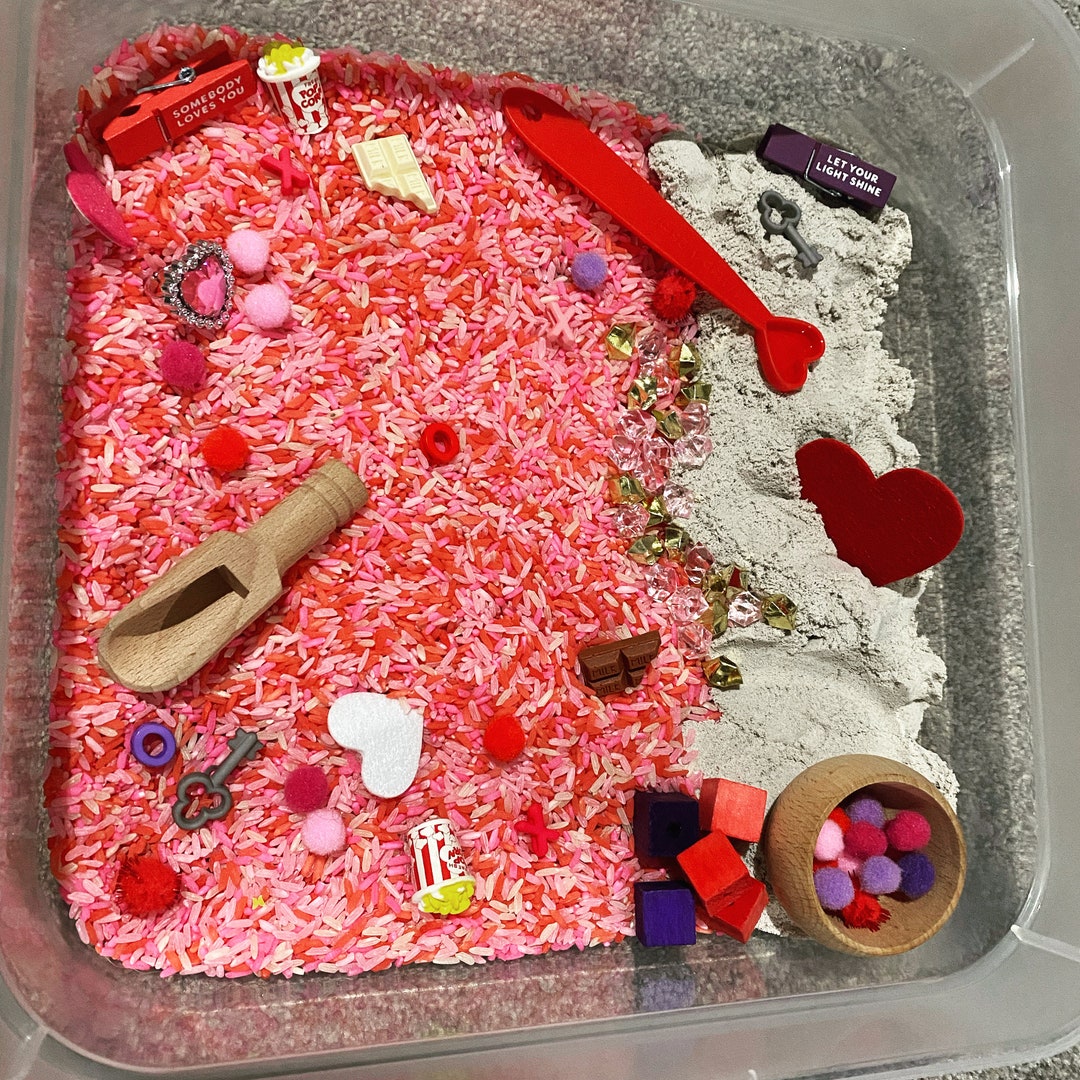 Valentines Sensory Bin/ February Sensory Bin - Etsy UK