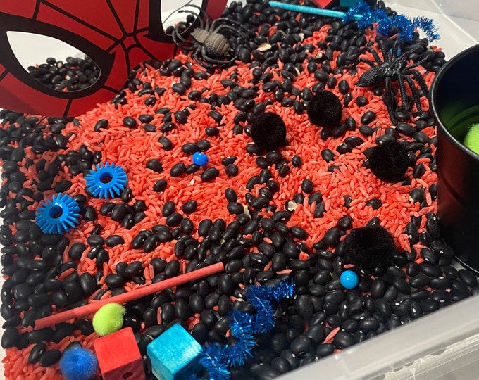 Spidey Senses Sensory Bin/ Spider-man Sensory Bin - Etsy