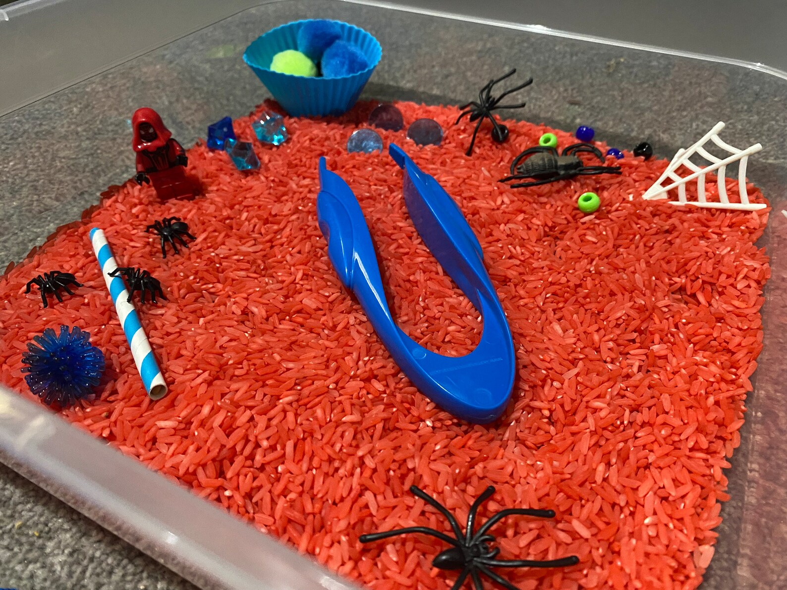 Spidey Senses Sensory Bin/ Spider-man Sensory Bin - Etsy