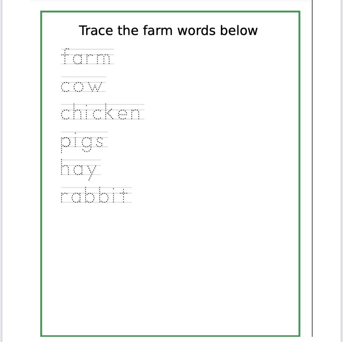 Farm Sensory Bin/ Farm Animal Bin/ Kids Sensory Bin - Etsy