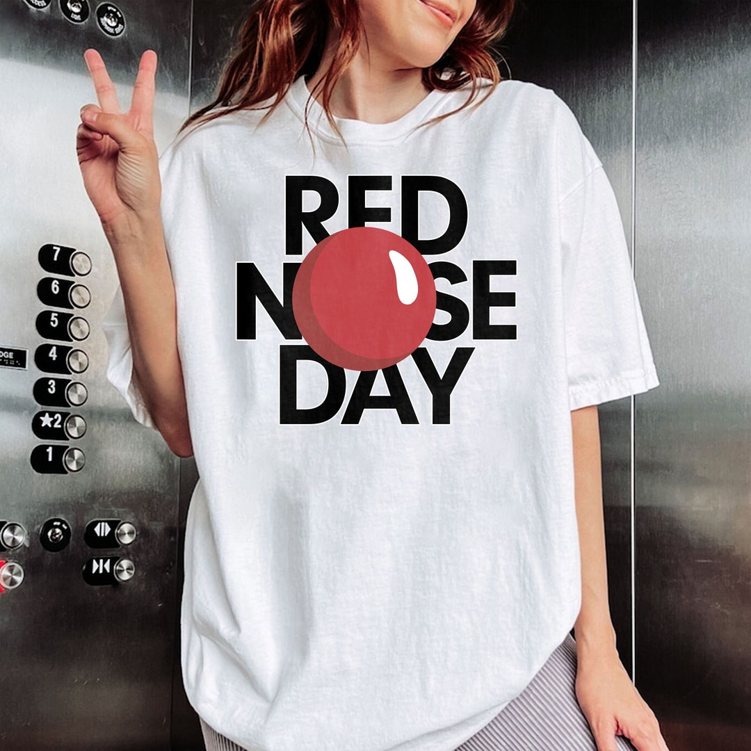 Red Nose Day T-shirt, Comic Relief 2024, Family Matching T-shirts, Red ...