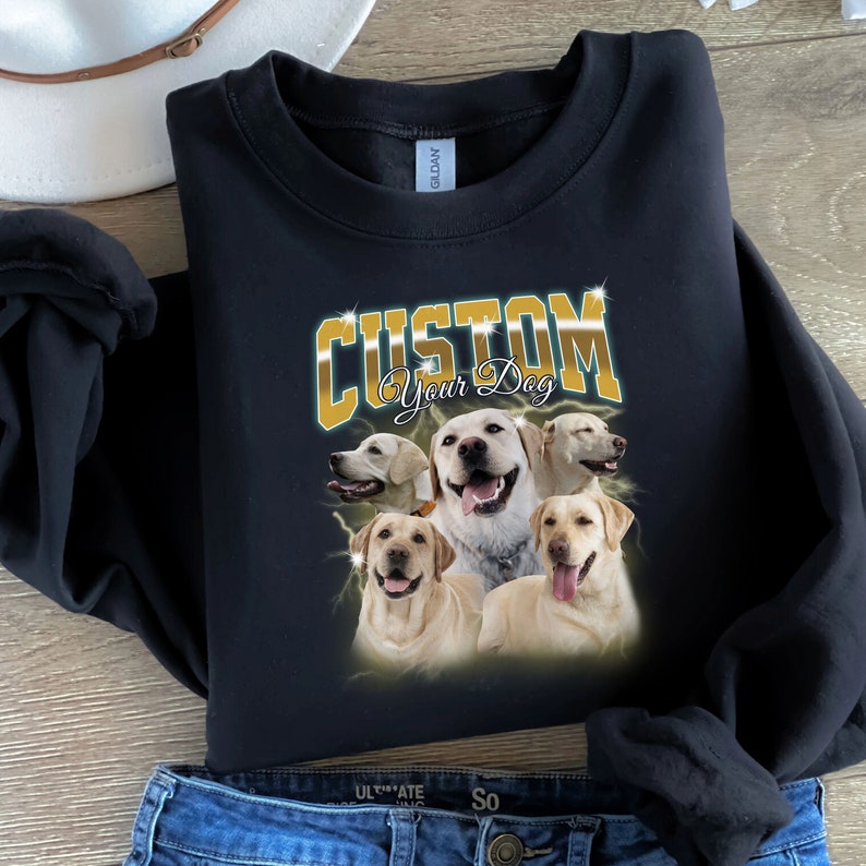 Camisa con foto de perro, regalo para amantes de los perros, camisa ...