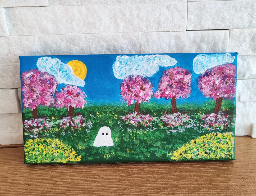 Fields of Spring. Original Ghost Painting - Etsy