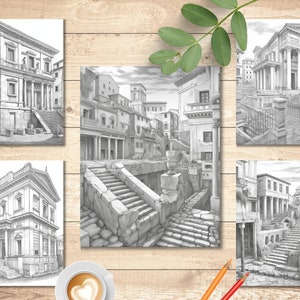 Ancient Rome Coloring Book | Printable Adults and Kids Coloring Pages ...