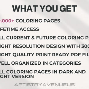 10,000+ Coloring Pages: Whole Shop Bundle for Adults (digital Download ...