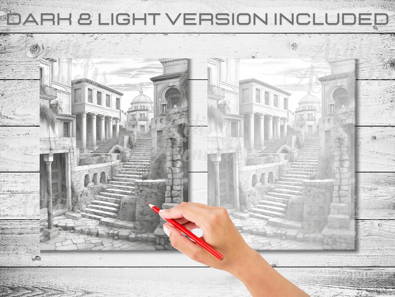 Ancient Rome Coloring Book Printable Adults and Kids - Etsy