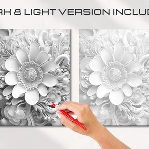 4d Alien Flowers Coloring Book | Adults and Kids Colouring Books ...