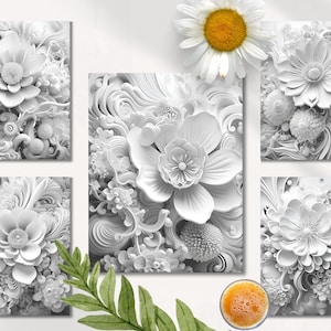 4d Alien Flowers Coloring Book | Adults and Kids Colouring Books ...