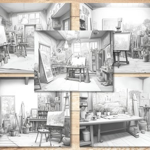 Colorist Studio Coloring Book | Printable Adult and Kid Coloring Page ...