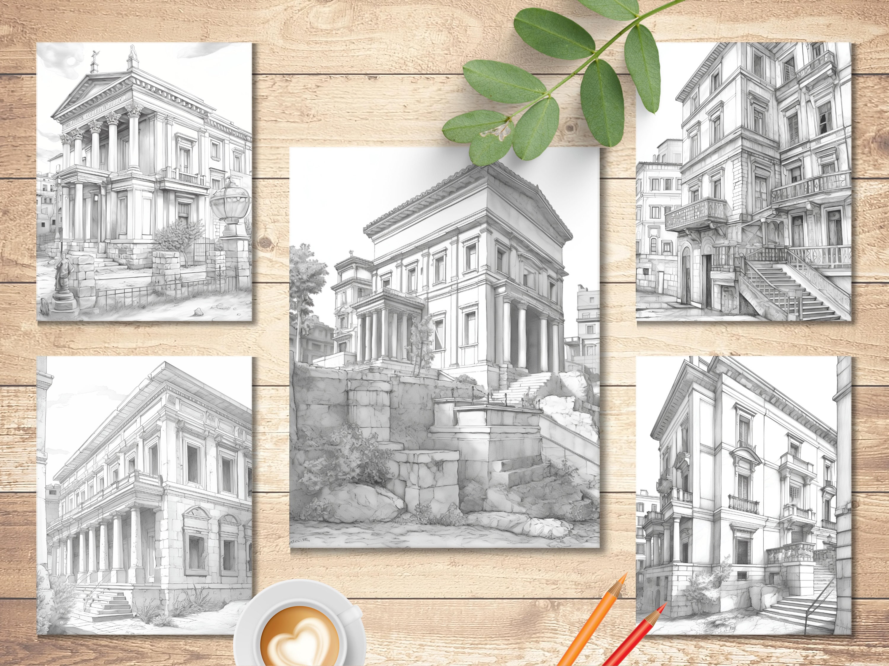 Libro para colorear de la Antigua Roma / Páginas para colorear - Etsy ...