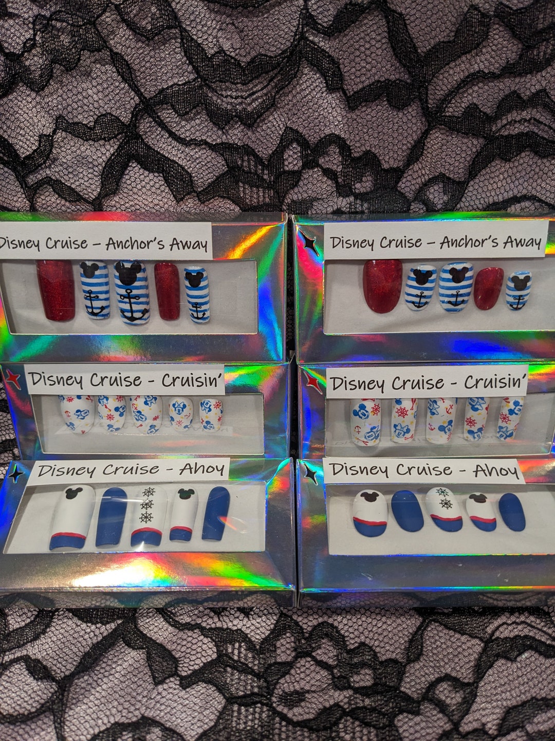 Fandom Nails - Dis. Cruise - Etsy