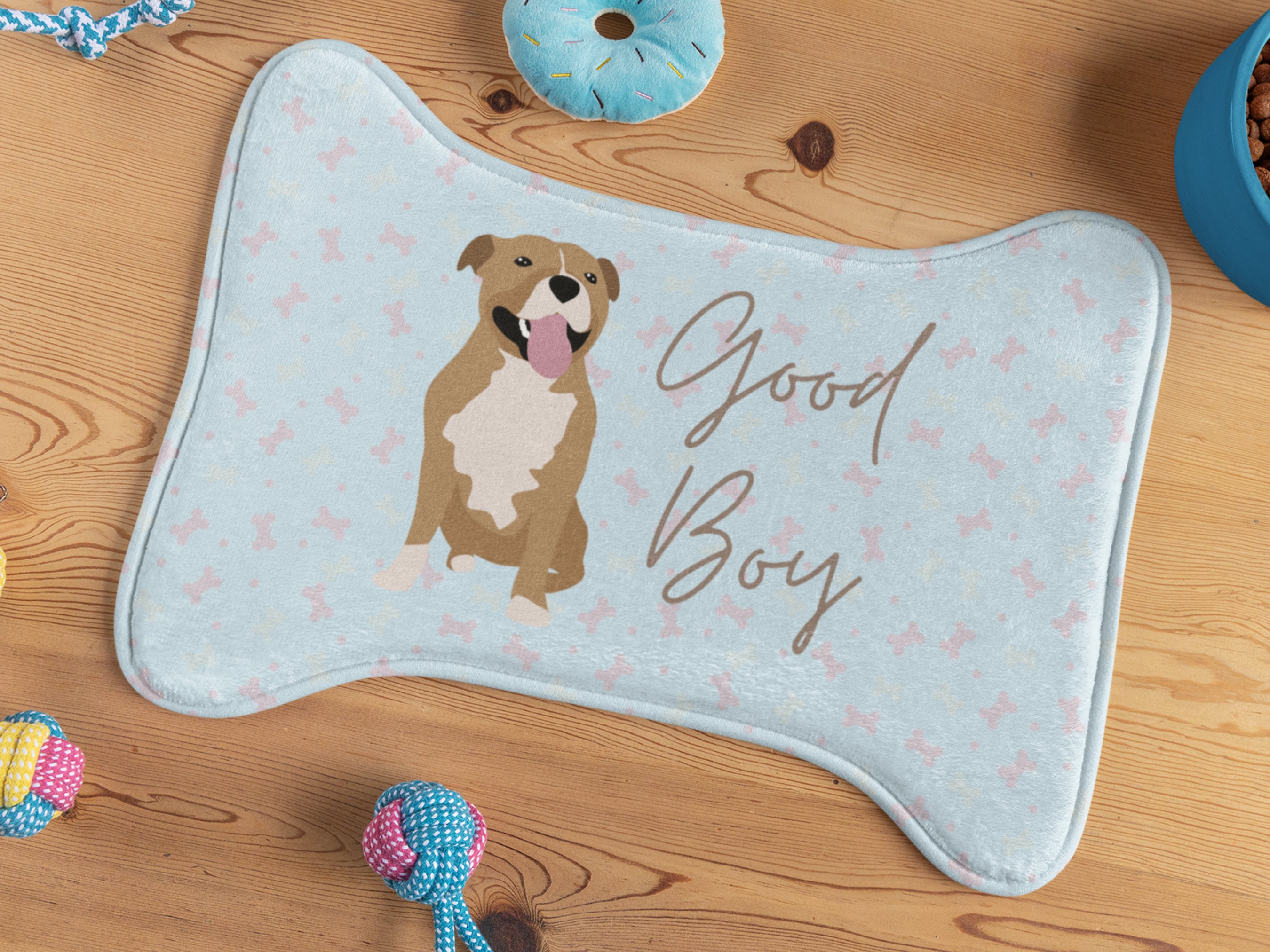 Custom Dog Mat Using Pet Photo Name Custom Dog Food Mat Personalized ...