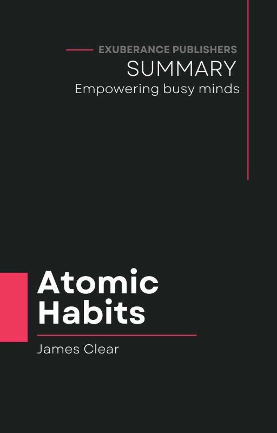 Atomic Habits EBOOK Summary - Etsy