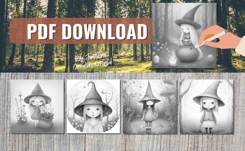 Sweet Spell Garden,grayscale Coloring Book for Adults and Teens.36 ...