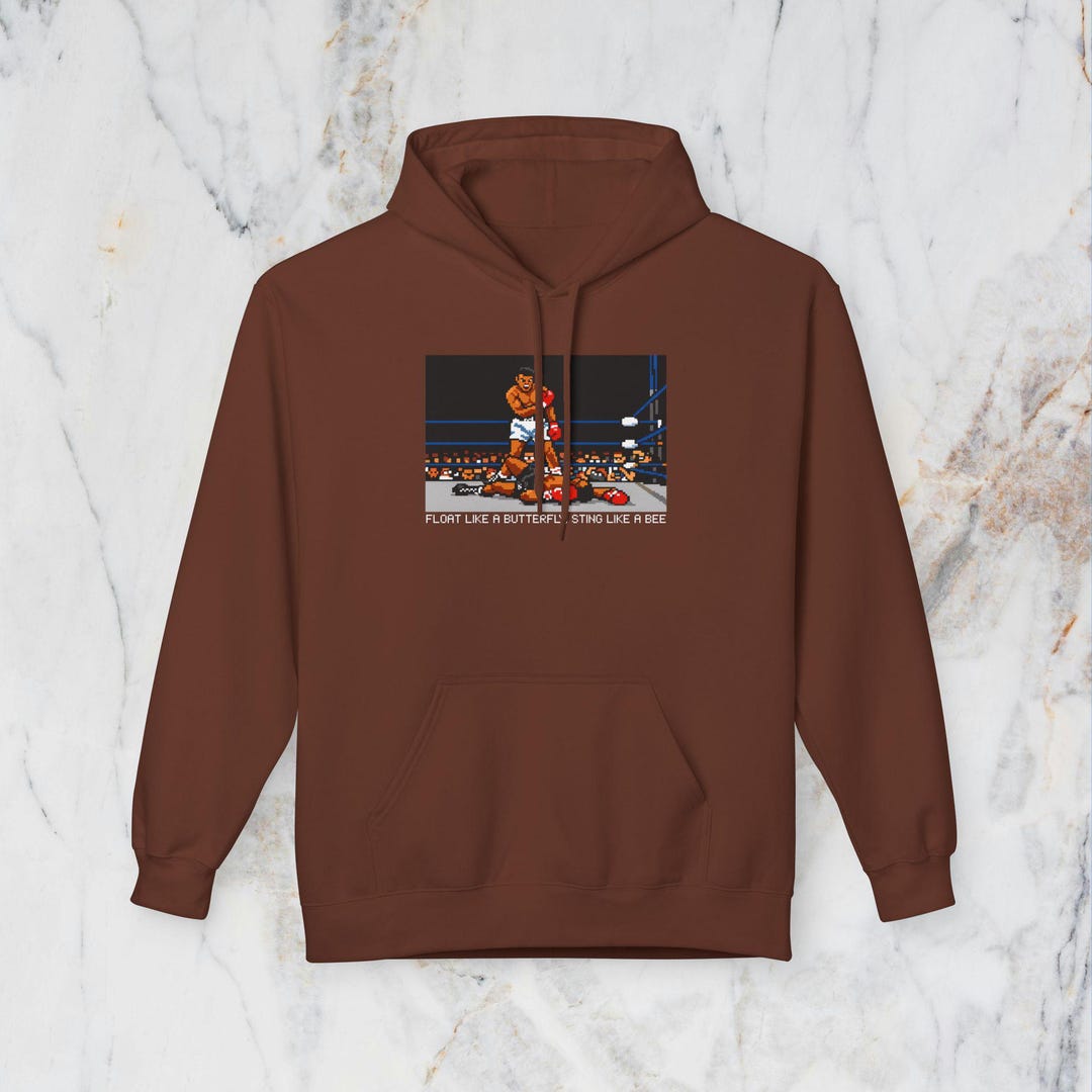 Muhammad Ali 8-bit Hoodie | Retro Boxing Pixel Art Sweatshirt - Etsy Canada