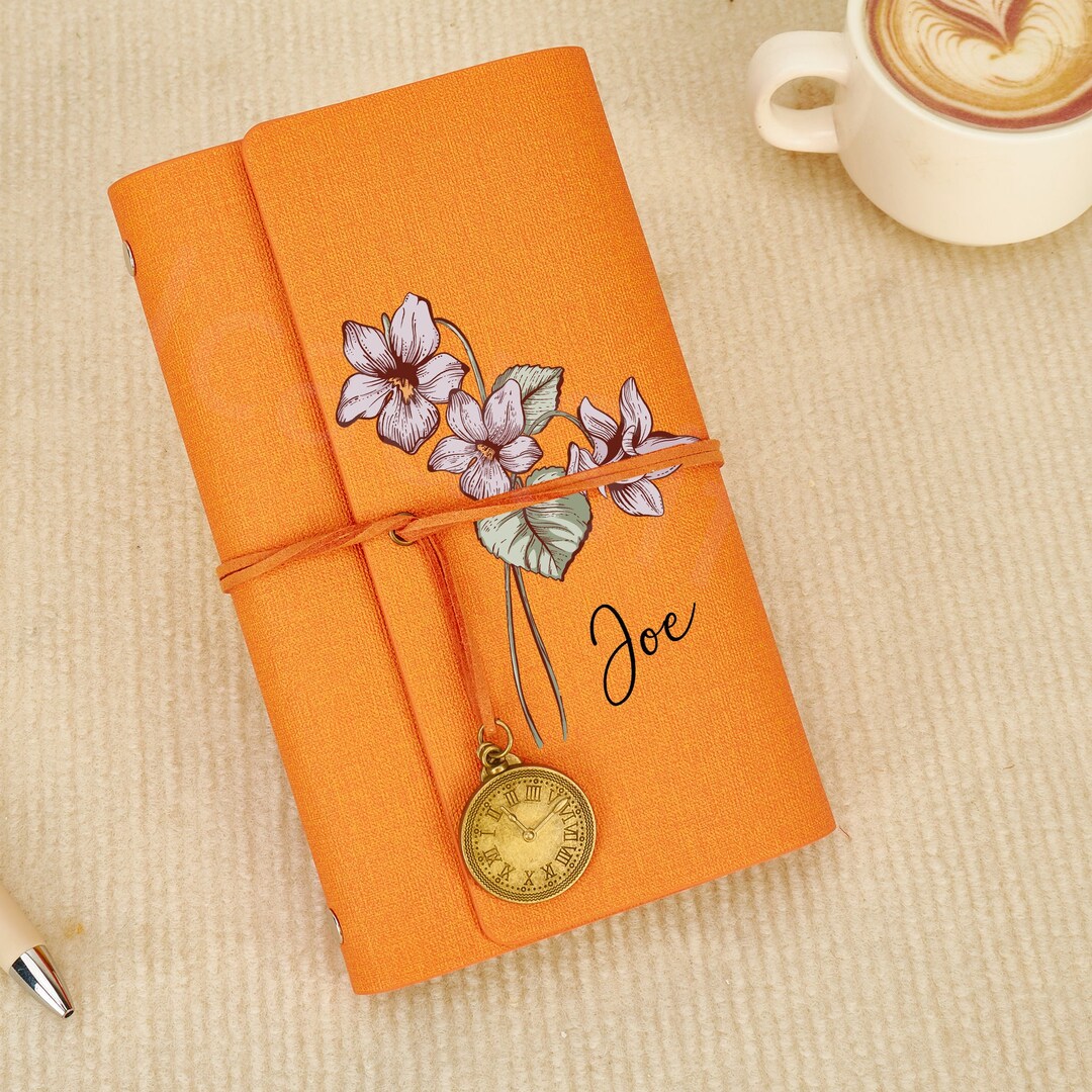 Linen Notebook,personalized Notebook,personalized Journal With Name ...