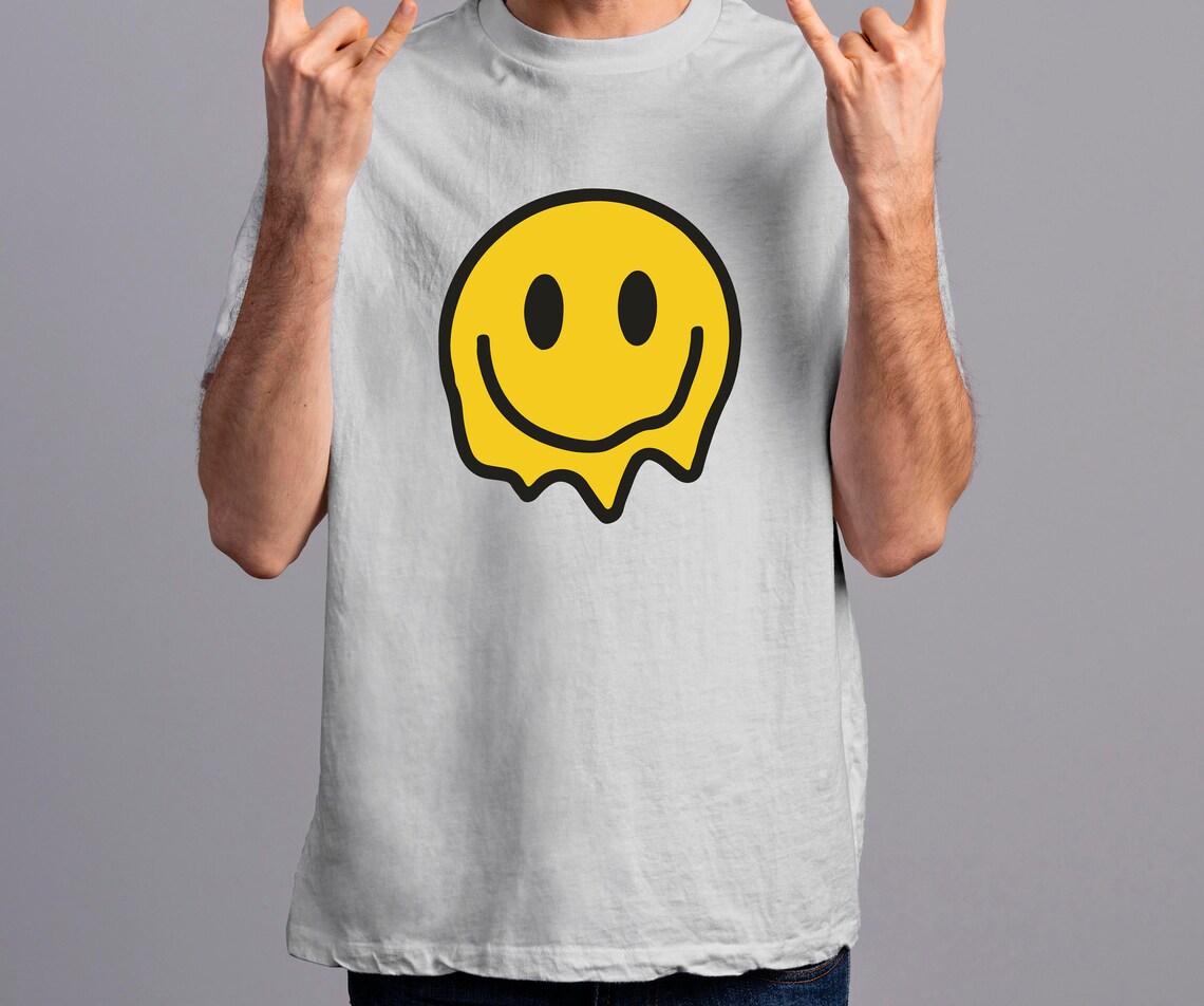 Weird Distorted Smiley Faces Vector Set 1 Digital Download SVG PNG X 17 ...