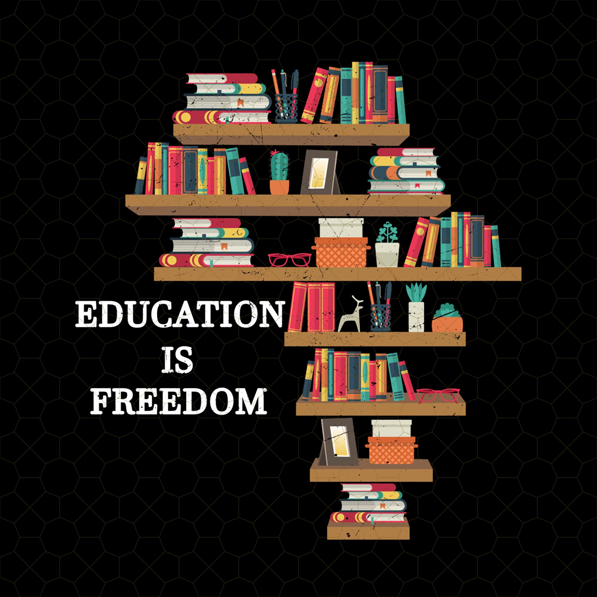 Education is Freedom Black History Month for Teachers Africa Png ...