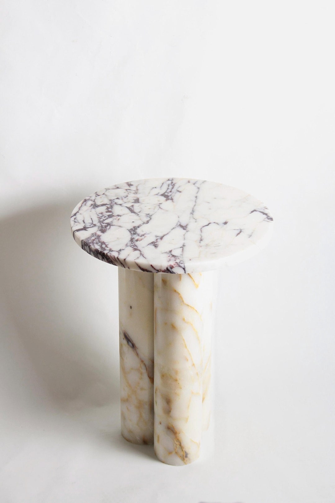 Viola Marble Side Table Coffee Table Night Stand - Etsy