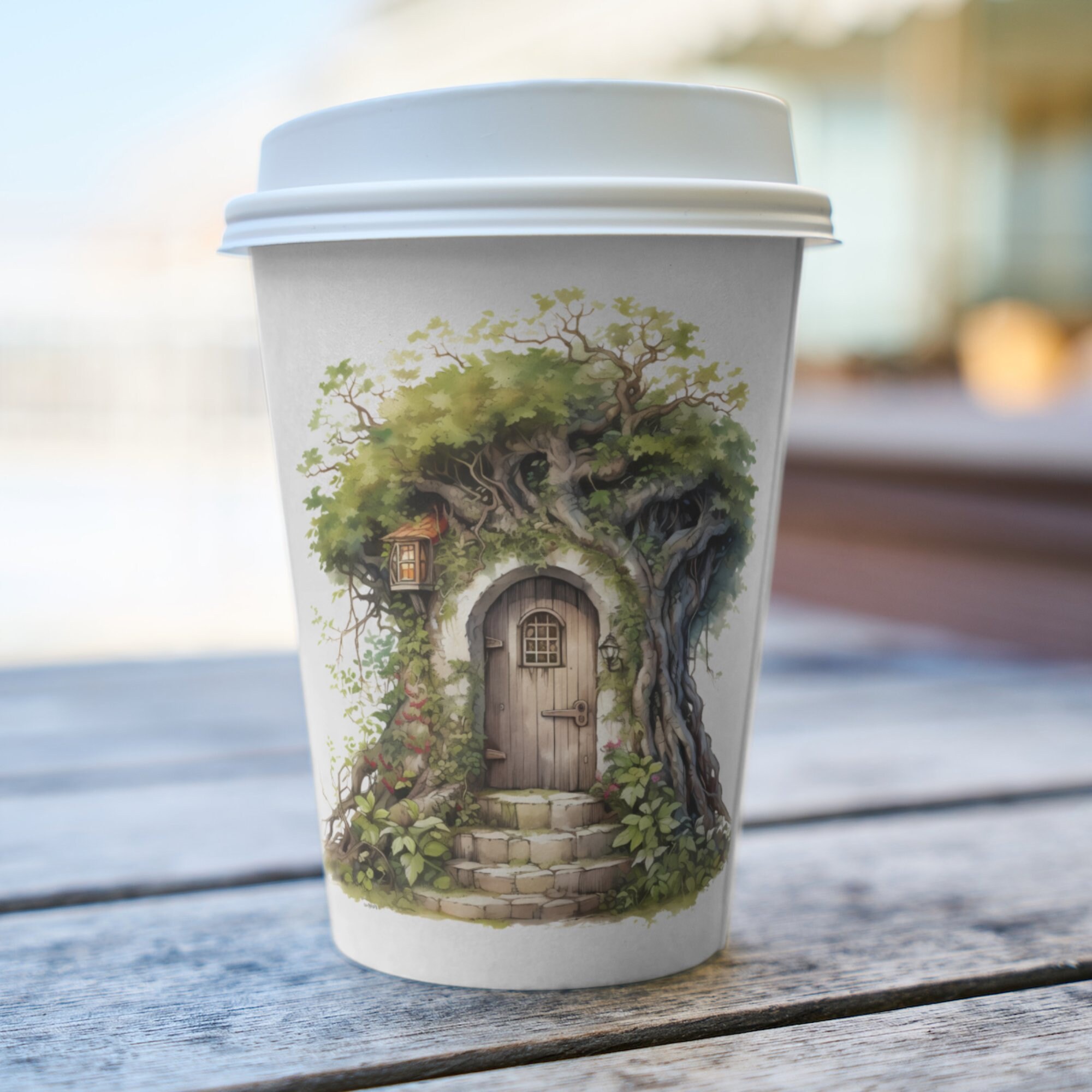 Fairy Tree Trunk Door 6x PNG Clip Art Bundle Fairycore Design - Etsy