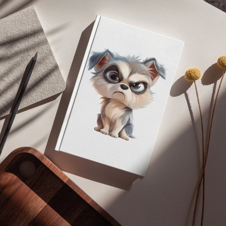 Grumpy Dog Clipart Bundle: Funny Cartoon PNG Graphics (digital Download ...