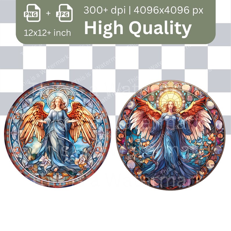 Celestial Angel Clipart 77 High Quality PNG Bundle Bible Card - Etsy