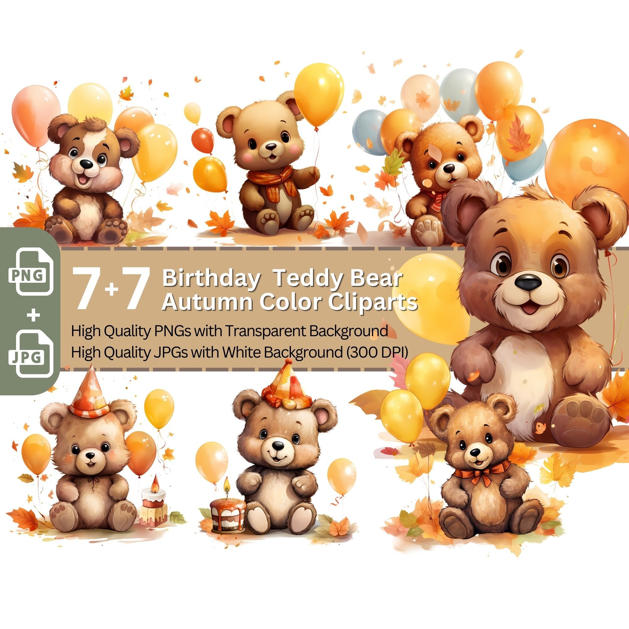 Cute Birthday Clip Art Happy Autumn